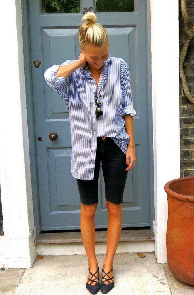 Long Shorts: Easy To Wear Outfit Ideas 2023 - Street Style Review